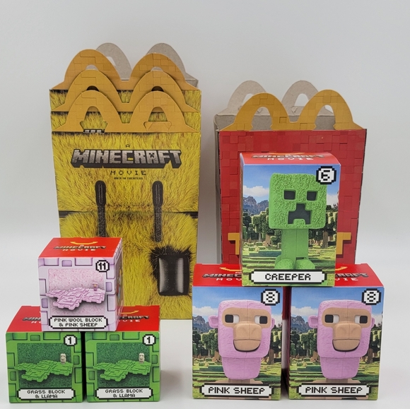 McDonald's | Toys | 6 New Mcdonalds Minecraft Toys 6 8 11 4 Happy Meal ...
